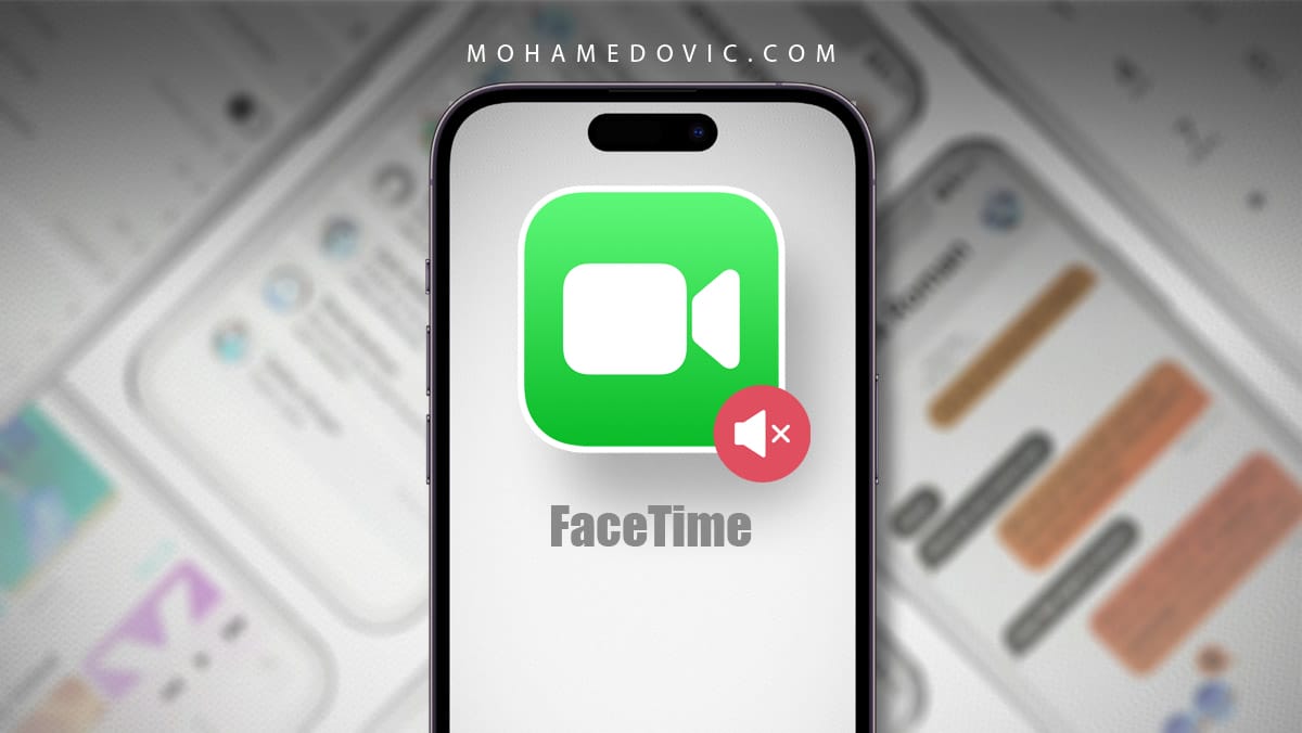 شرح كيفية كتم صوت FaceTime "عمل Mute" أثناء المكالمات على الايفون ...